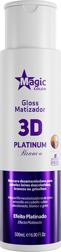 Magic Color 3D Platinum haarmasker Vrouwen 500 ml | bol