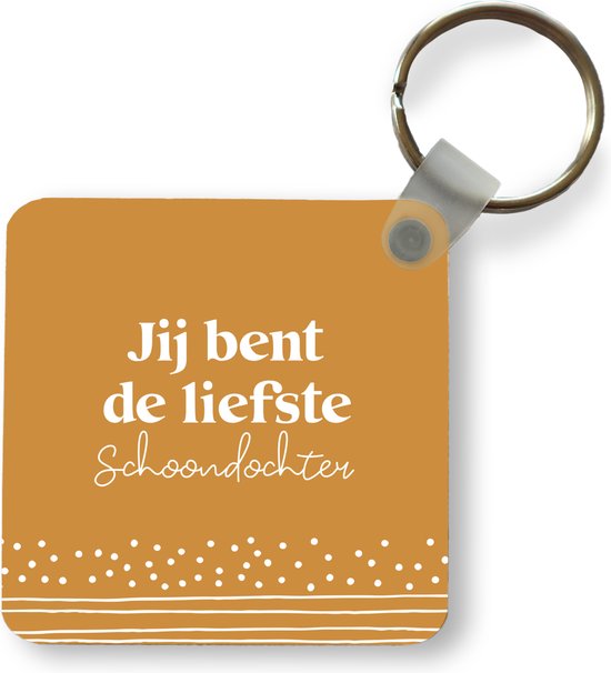 Sleutelhanger - Uitdeelcadeautjes - Familie - Dochter - Spreuken - Plastic | bol