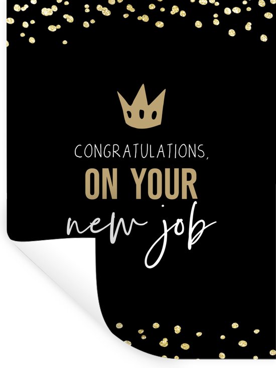 Muurstickers - Sticker Folie - Spreuken - Congratulations on your new ...