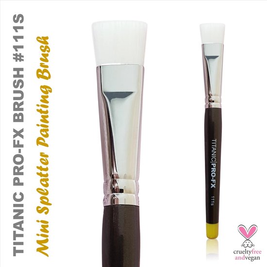 Titanic FX Mini Splatter Brush 111s | Special Effects penseel | bol.com