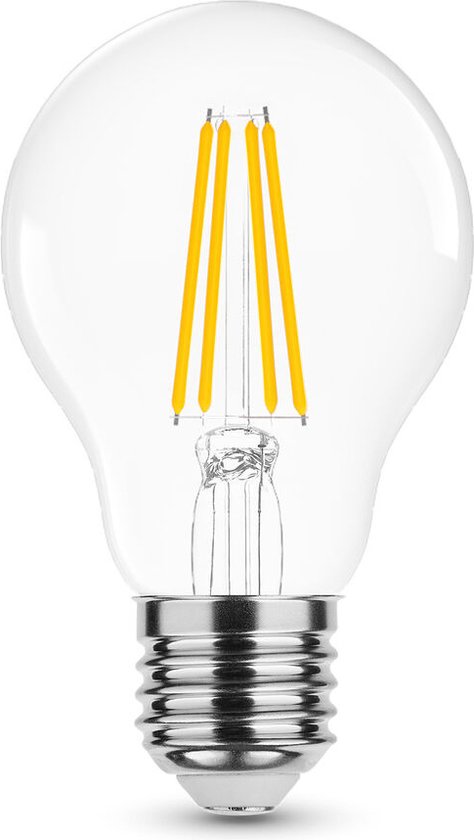 LED Filament lamp - E27 A60 4W - 2700K warm wit licht | bol.com