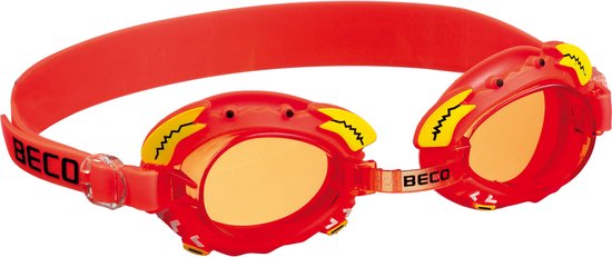 BECO kinder zwembril Palma - krab design - rood/oranje - 4+ | bol
