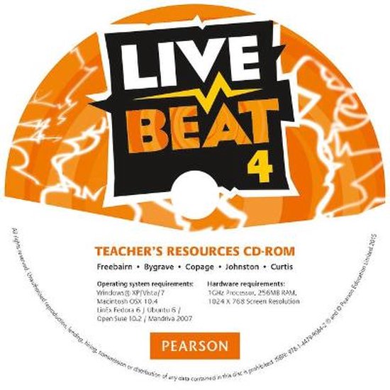 Live Beat 4 Teacher's Resources CD-ROM | 9781447990642 | Boeken | bol.com