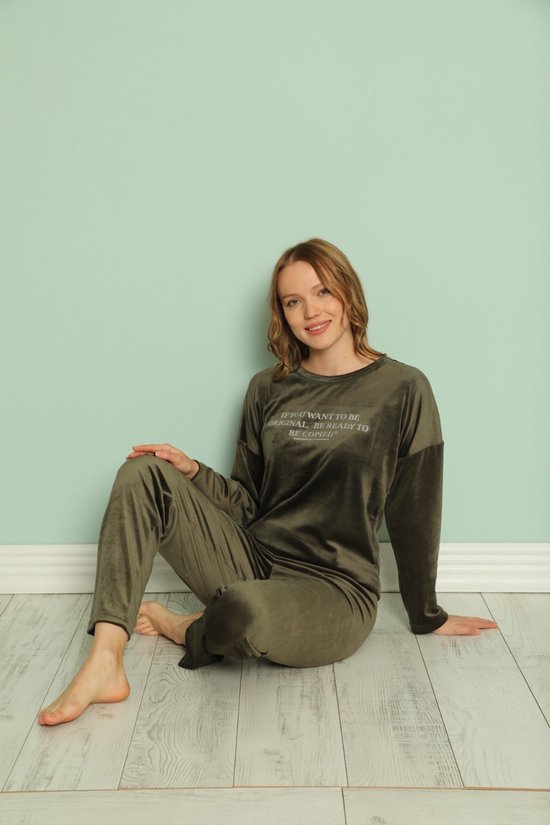 Dames Pyjama | Huispak Dames | Fluweel | bol