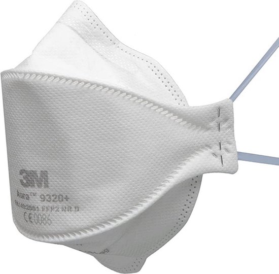 3M™ Aura™ FFP2 Mondkapje - Medisch Mondmasker - Mondmaskers Type 2 geproduceerd in... | bol.com