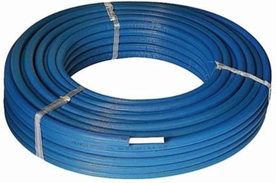 Henco tube multicouche + isolation ISO4 6 mm 32 x 3 bleu rouleau 25 m ...