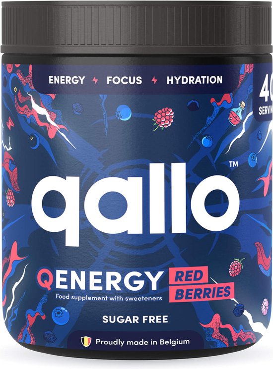 Qallo® QEnergy - Red Berries Tub - De suikervrije energizer boordevol ...