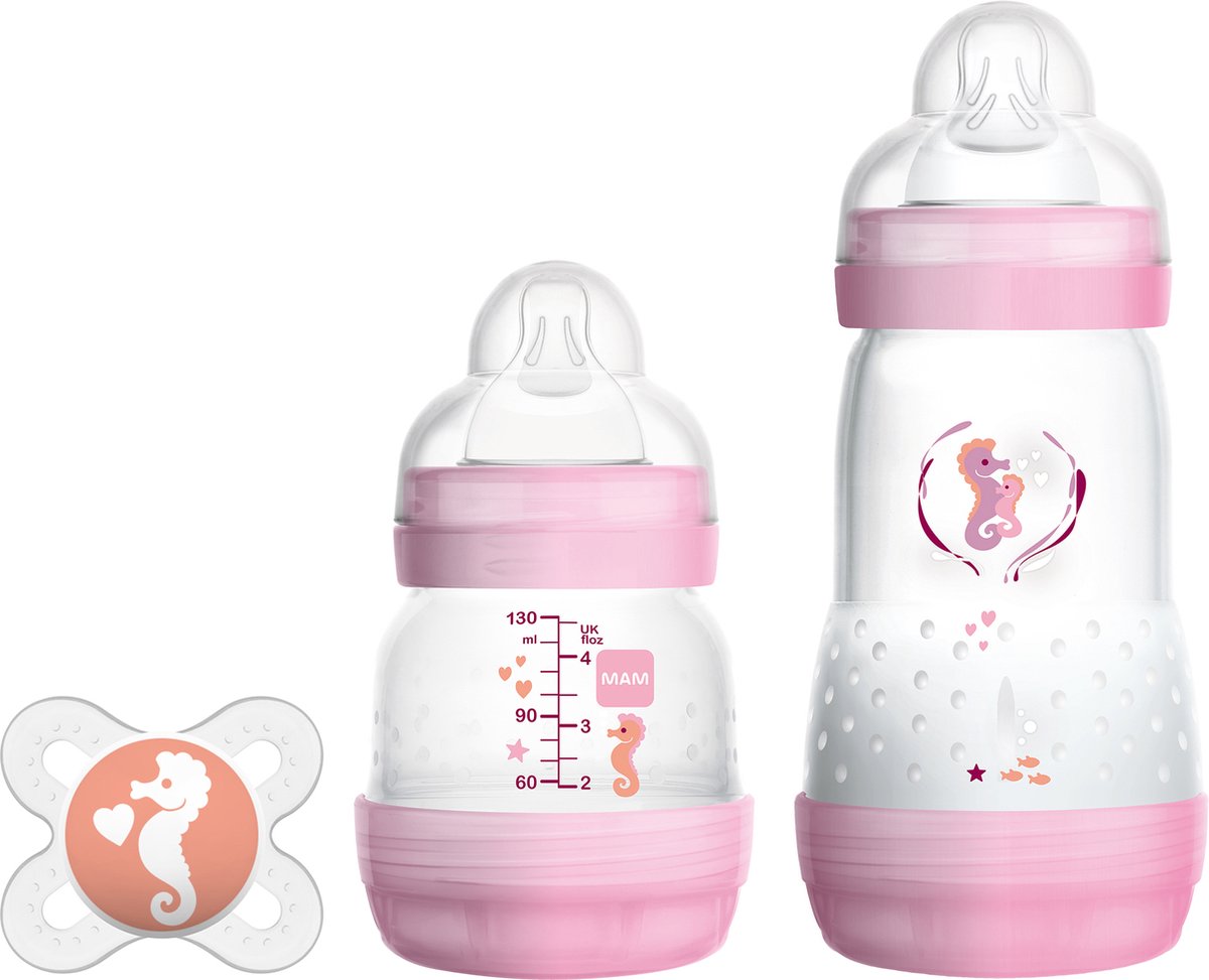 MAM - Starterset S- vanaf 0+ maanden (Roze) | bol.com