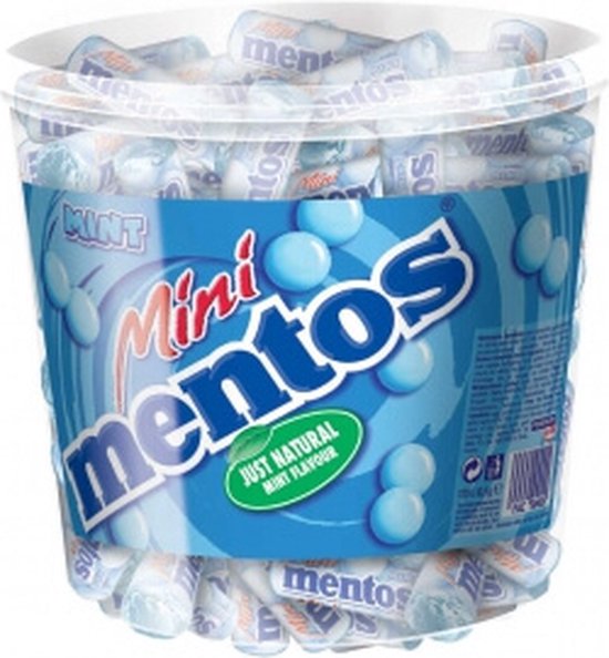 Mentos Mint Silo Snoep Vegan 1x120stuks | bol