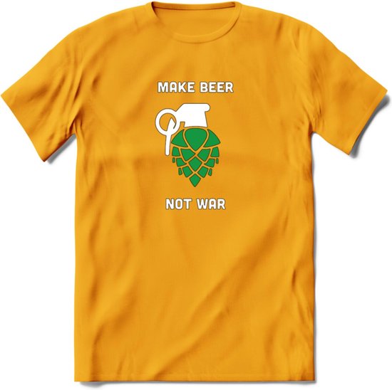 Make Beer Not War Bier T-Shirt | Unisex Kleding | Dames - Heren Feest ...