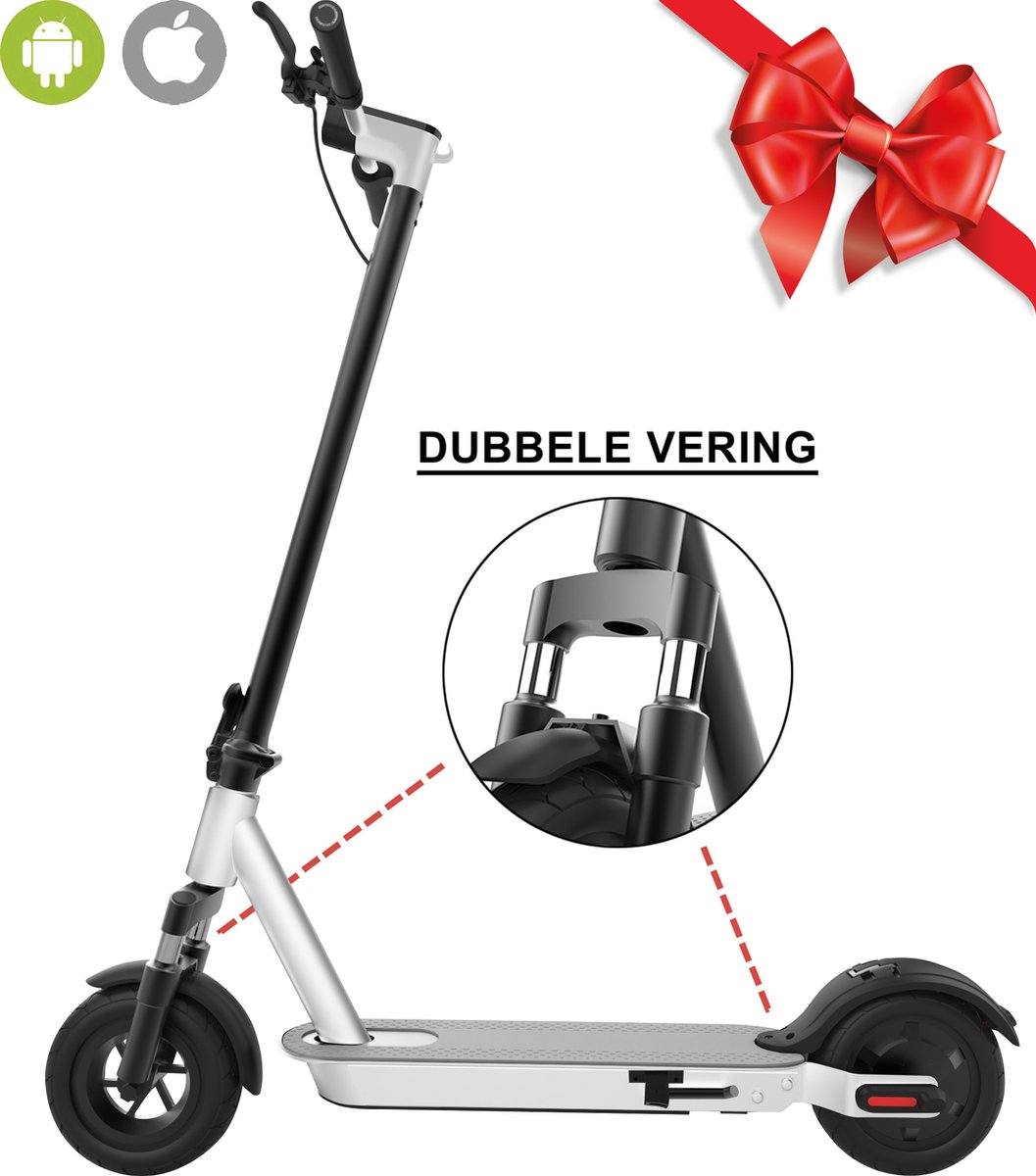 Techno PRO E-Step TURBO - 30 km/u - Dubbele Vering - Elektrische Step ...