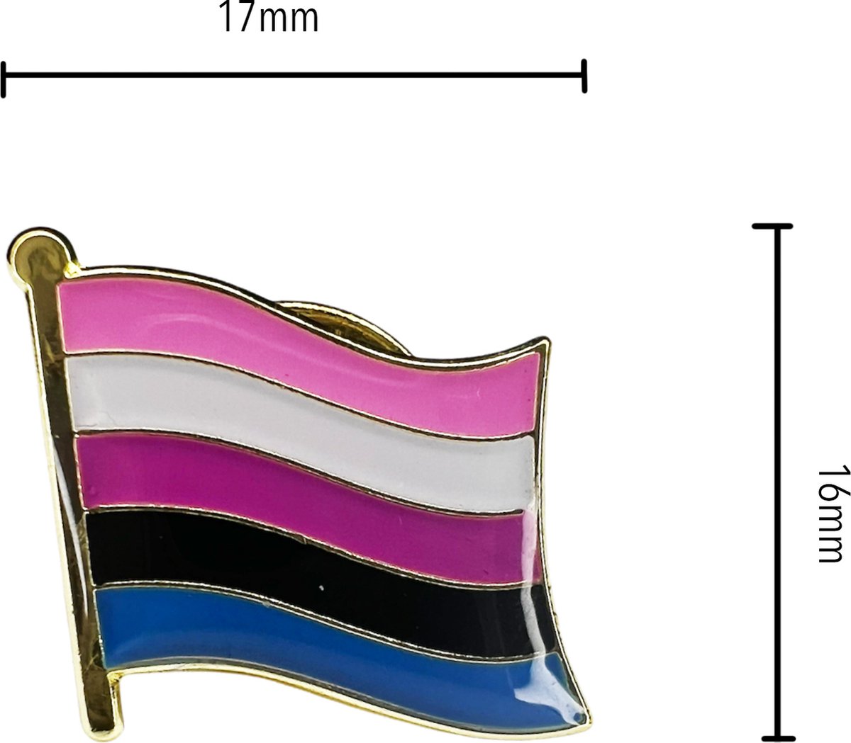 LGBTIQ + Pride Genderfluïde Genderneutraal Non-binair Kledingspeld ...