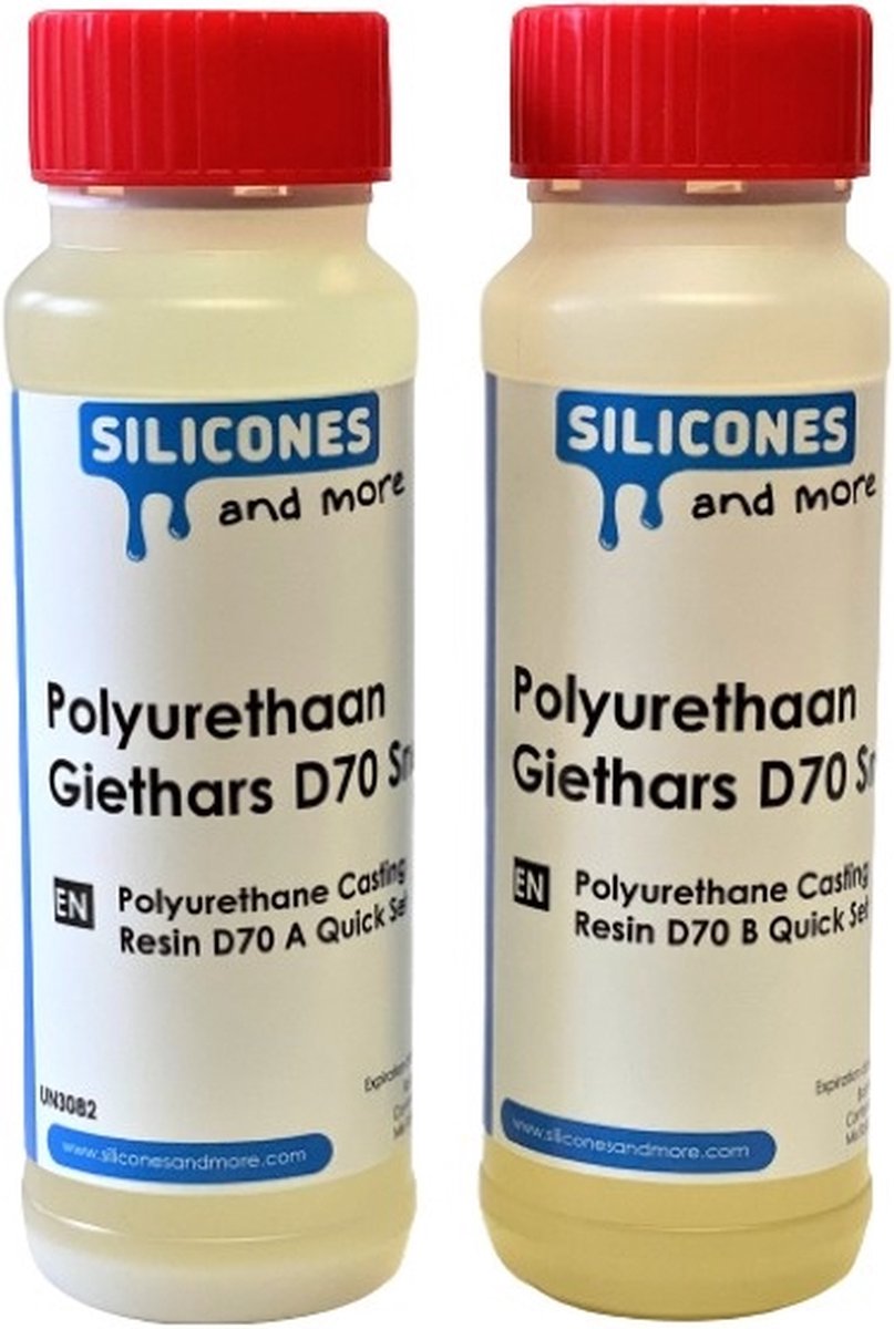 Polyurethaan Giethars D70 Snel Set - 0.5 kg Set (A + B) | bol.com