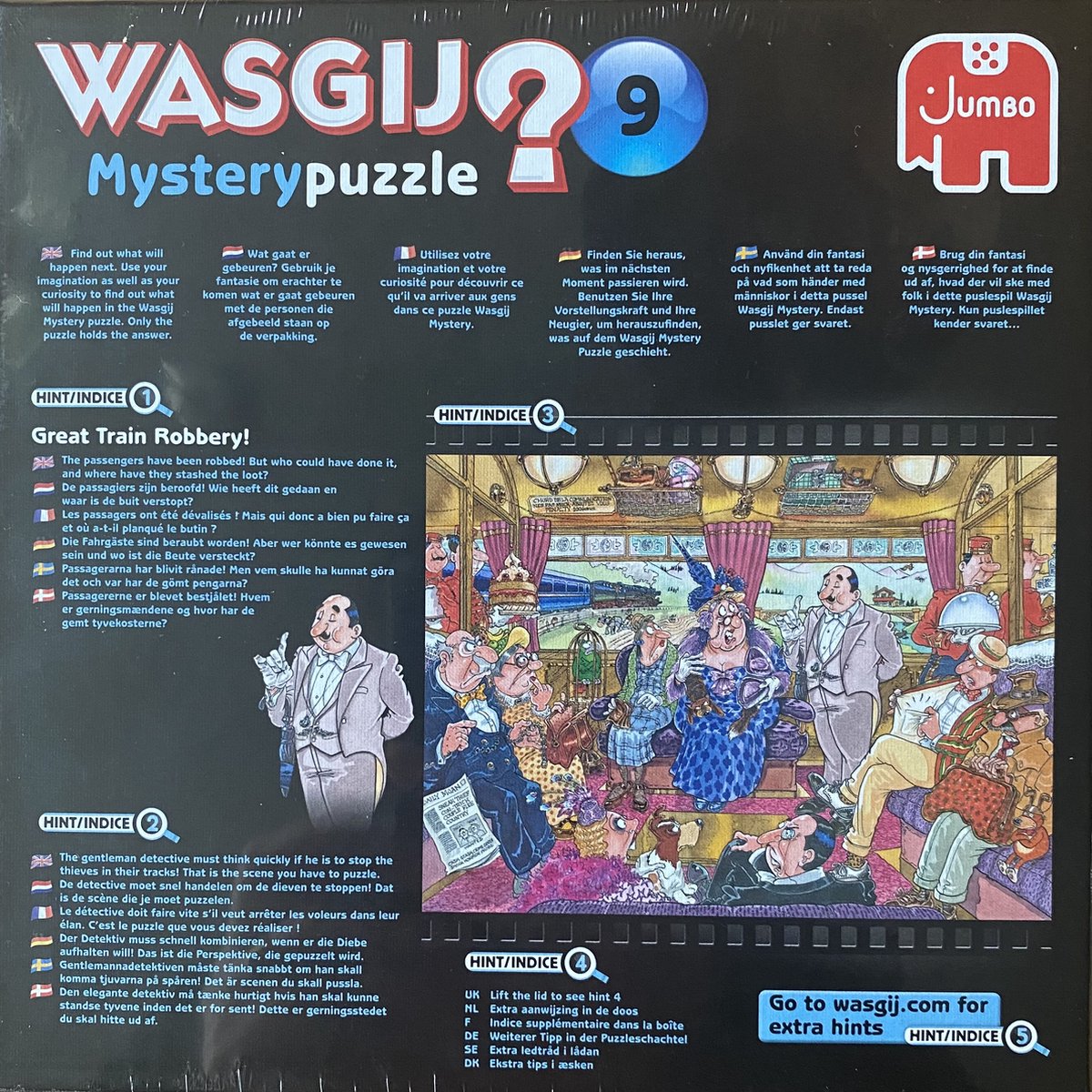 Jumbo Wasgij ? 9 mystery puzzel de grote treinroof! - 950 stukjes | bol.com