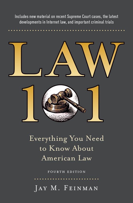 Law 101 (ebook), Jay Feinman | 9780199341719 | Boeken | bol.com