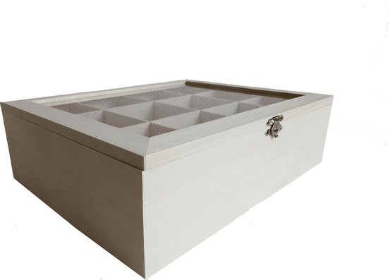 Theedoos om te versieren - Theekist om te versieren - Hobby Theedoos ...