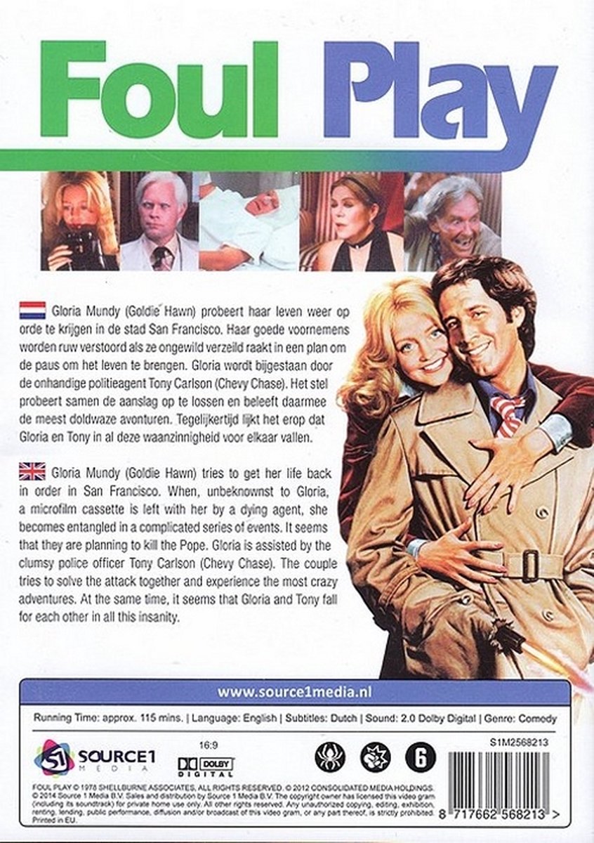 Foul Play (Dvd), Goldie Hawn | Dvd's | bol.com