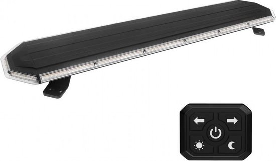 LED zwaaibalk - 77cm - ECE R65 R10 - Amber - Inclusief controller | bol