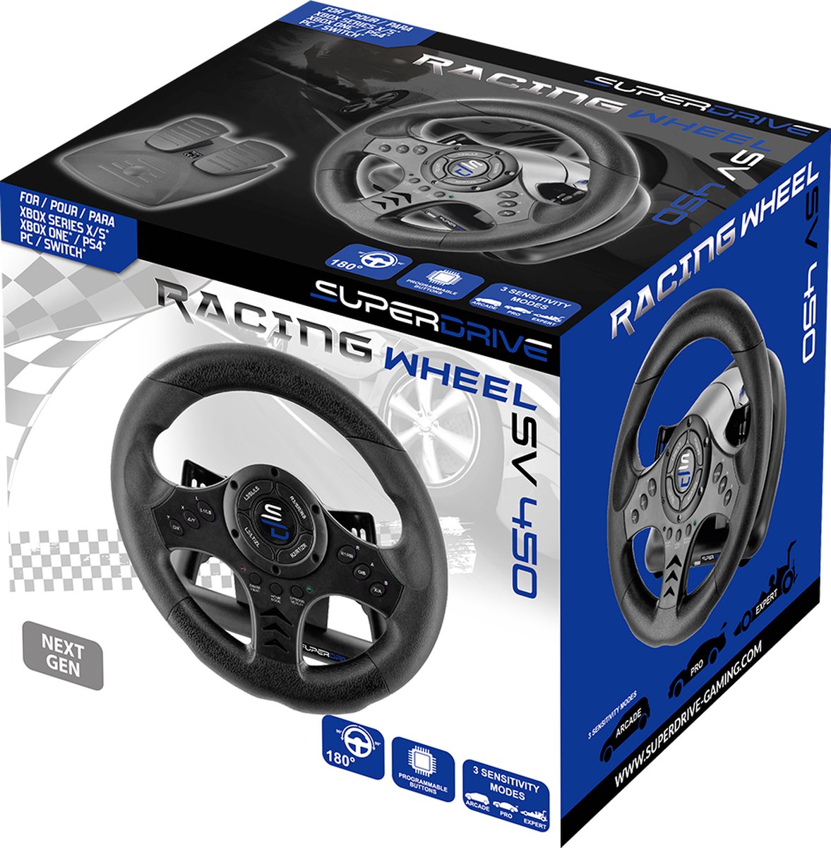 Subsonic Superdrive SV 450 game stuur - Race Stuur - Switch, PS4, Xbox ...