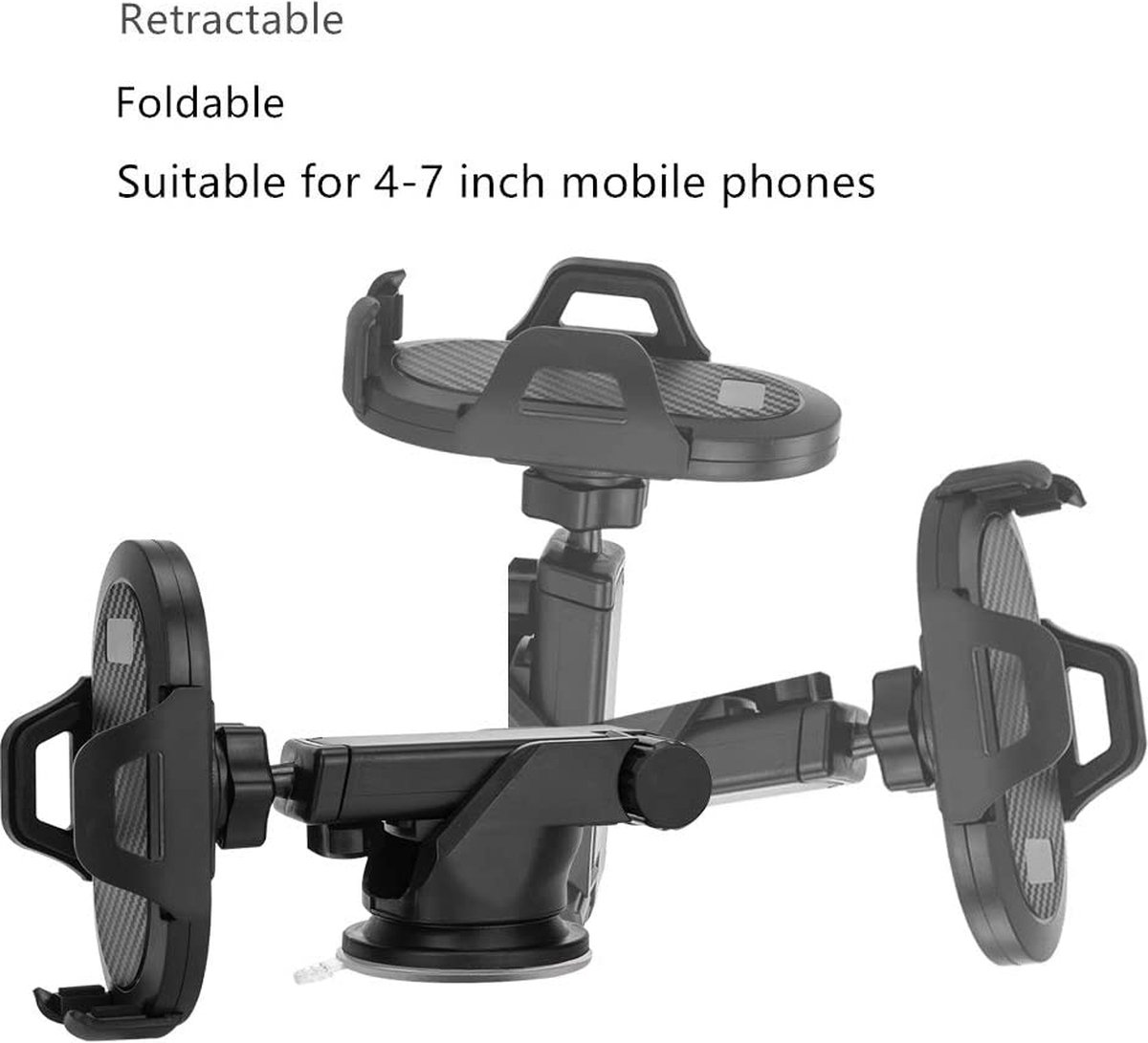 LuxeBass Universele Telefoon houder auto met zuignap - Mobiel telefoon ...