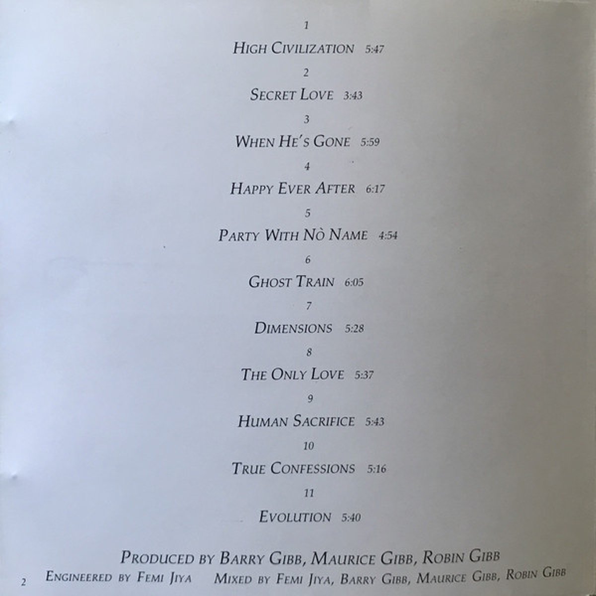 High Civilization, Bee Gees | CD (album) | Muziek | bol.com