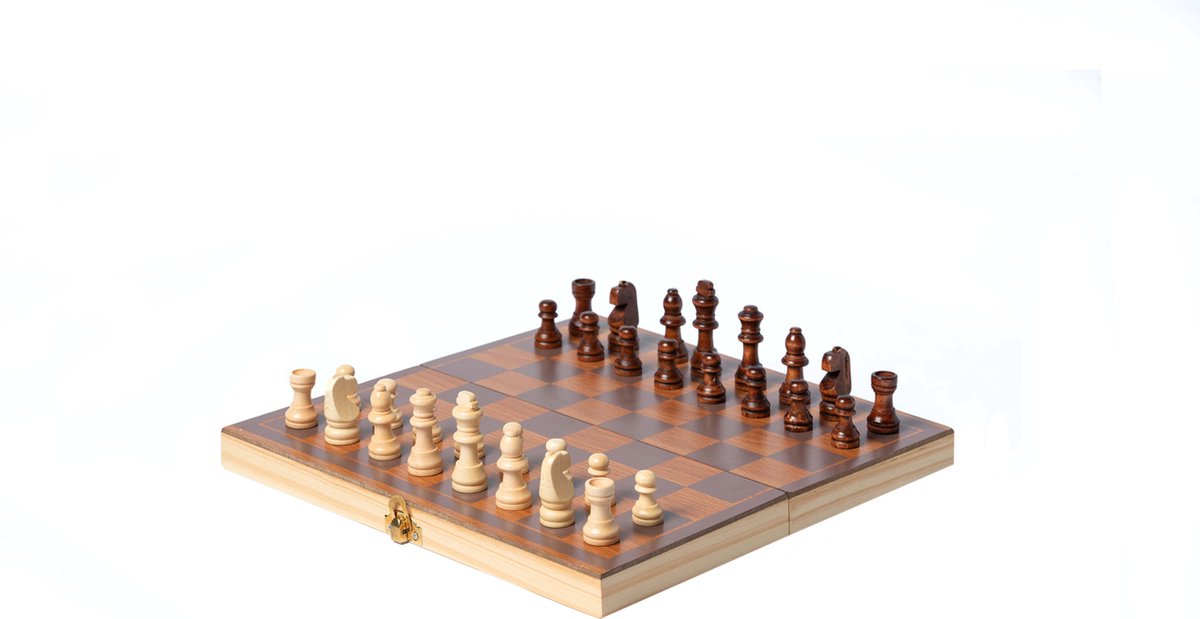 Schaakbord Hoogwaardige Kwaliteit Schaken Houten Schaakspel - Chess ...
