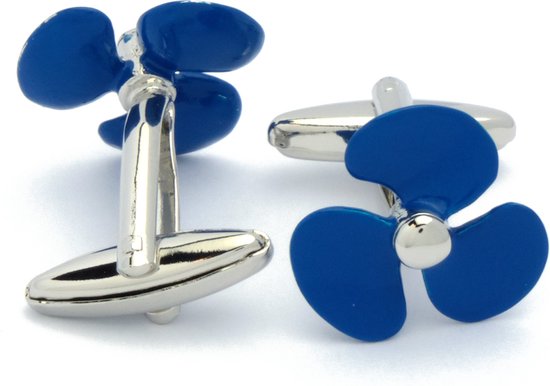 Manchetknopen - Boot Schroef Propeller Blauw | bol