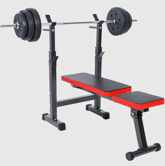KA-LOAD Halterbank - Bankdruk bank - Benchpress - Verstevigd model ...