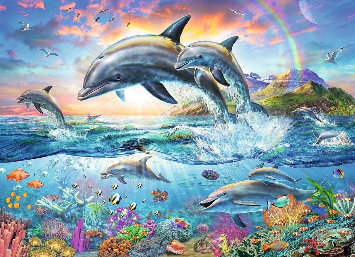 Ravensburger puzzles Dolphins