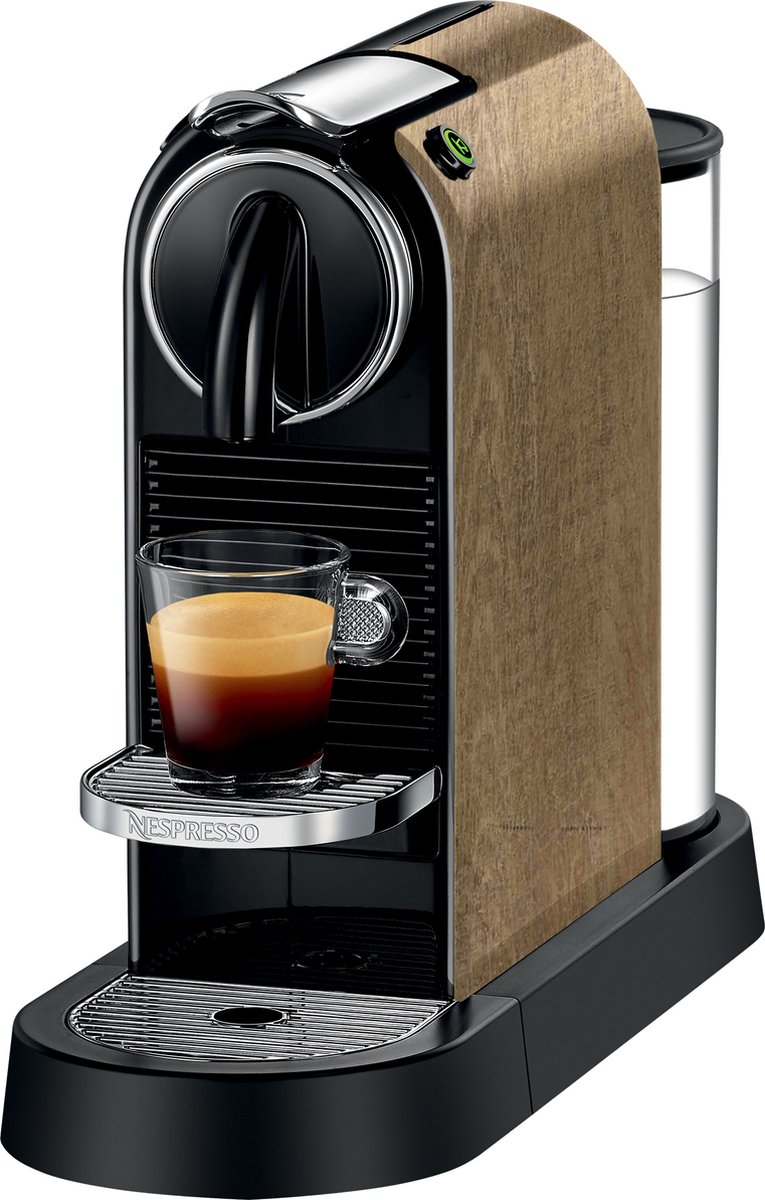 Sticker Wrap Hout voor Nespresso koffiemachine - Magimix Citiz ...