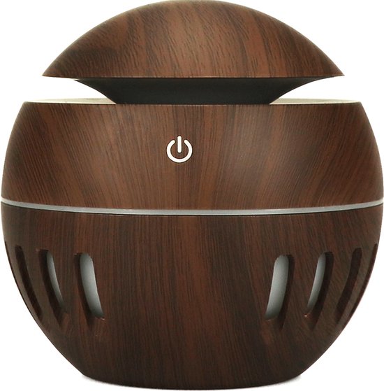 Aroma difuser- Aroma diffuser lucht bevochtiger - Geurverspreider- 130 ML-Bruin | bol