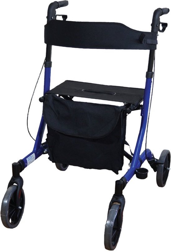 Aidapt rollator lichtgewicht - blauw | bol