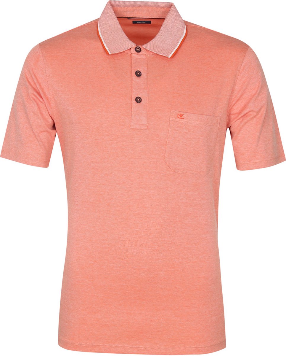 Casa Moda - Polo Oranje Melange - Regular-fit - Heren Poloshirt Maat ...