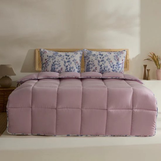 KARACA LEAF MULTICOLOR 2 PERSOONS COMFORTER SET 200X200+ 2x50X70 | bol