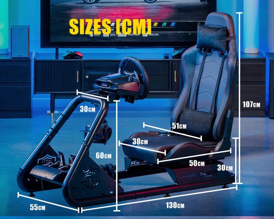 NordHaus Sim Racing Cockpit - Race Simulator Cockpit - Stuurstandaard ...