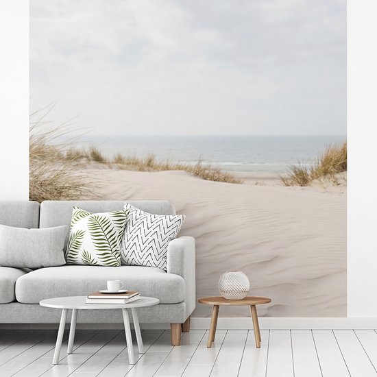 Behang - Fotobehang Wolken - Duinlandschap - Zand - Breedte 240 cm x ...