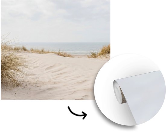 Behang - Fotobehang Wolken - Duinlandschap - Zand - Breedte 240 cm x ...