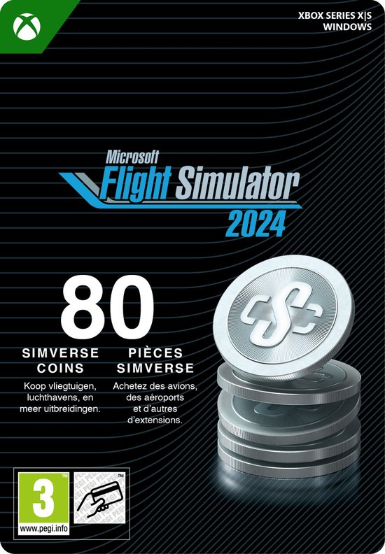 Microsoft Flight Simulator 2024 - 80 Simverse Coins - Xbox Series X|S ...