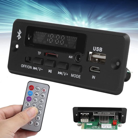 Bluetooth Decoder Board - Universele Wav Decodering Module Met Bluetooth Oproep - Zwart . | bol