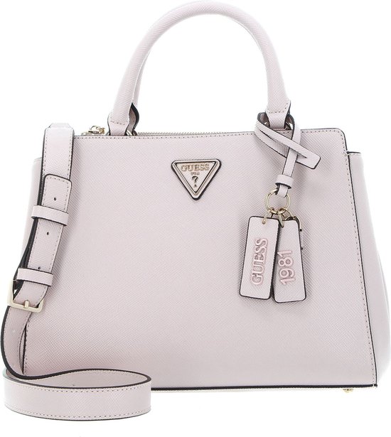 GUESS Handtas Schoudertas Eco Elements Girlfriend Satchel Light Rose ...