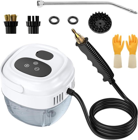 Draagbare stoomreiniger - 1800 W 1500 ml elektrische stoomreiniger met ...