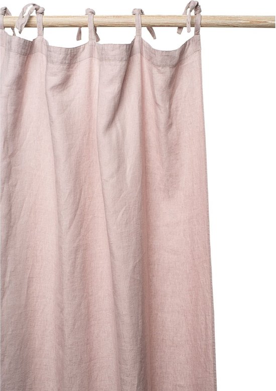 Gordijn | Emma - 100% Stonewashed Linnen - 160x280 cm - 8 Lintlussen ...