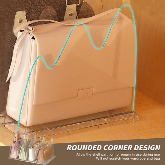 Interior Cabinet Partitions - Adjustable Removable Acrylic Shelf ...