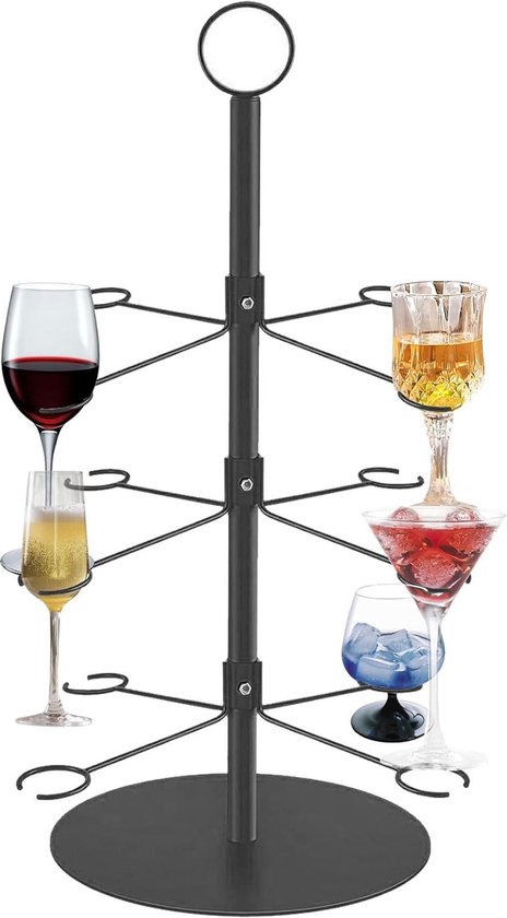 Afneembare champagnetoren metalen cocktailboomstandaard - dranktoren 3 ...