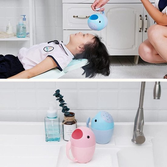 Kinderen waterval badkamer rinser - bad shower cup shampoo rinser kruik ...