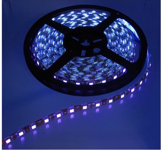 UV Ultraviolet 12V Led Strip 60LED IP65 SMD3528 (Let op! Enkel LedStrip ...