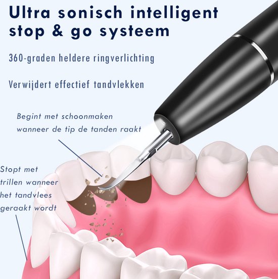 Elektrische Tandsteen Verwijderaar – 3 Standen | Inclusief 4 ...
