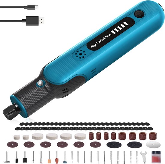 Tilswall W402 8V Cordless Rotary Tool Kit with 105Pcs Accessories | bol