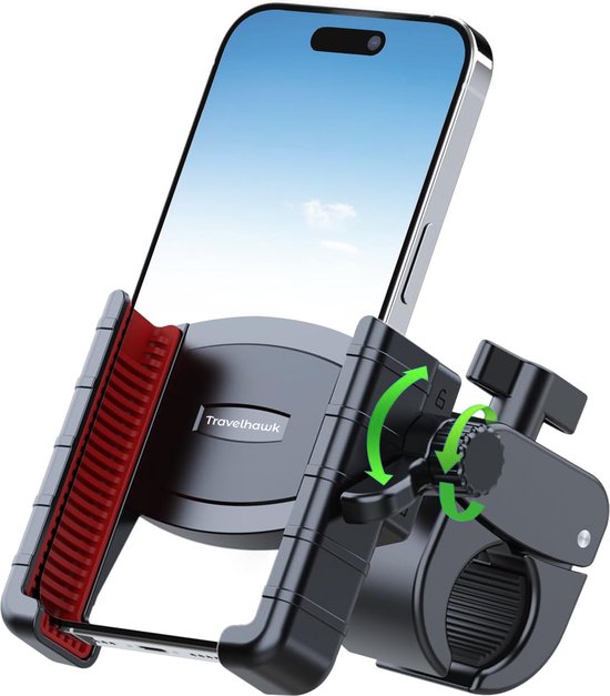 Travelhawk Telefoonhouder Fiets - Ook voor Motor/Scooter/Brommer ...