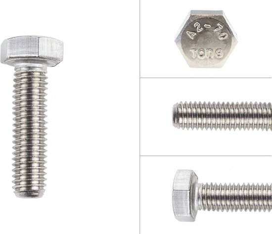 Wovar Tapbouten RVS M8 x 30 mm | 100 stuks | bol